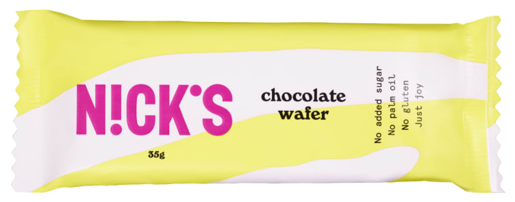 CHOCOLATE WAFER 35G NICKS | 24 stk - Shop.oasenkiosk.no